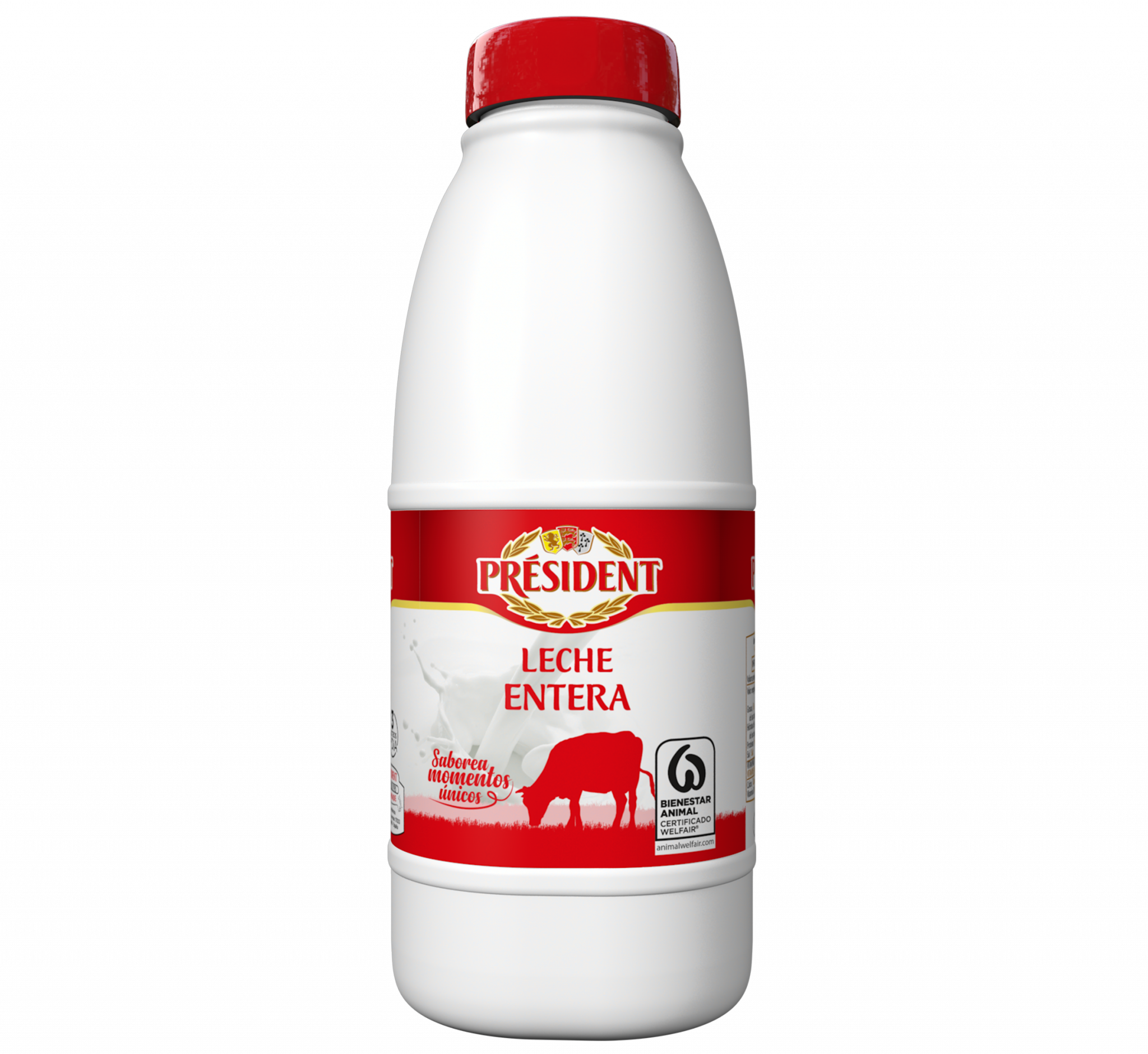 Botella de Leche Entera 1,5L Président – President