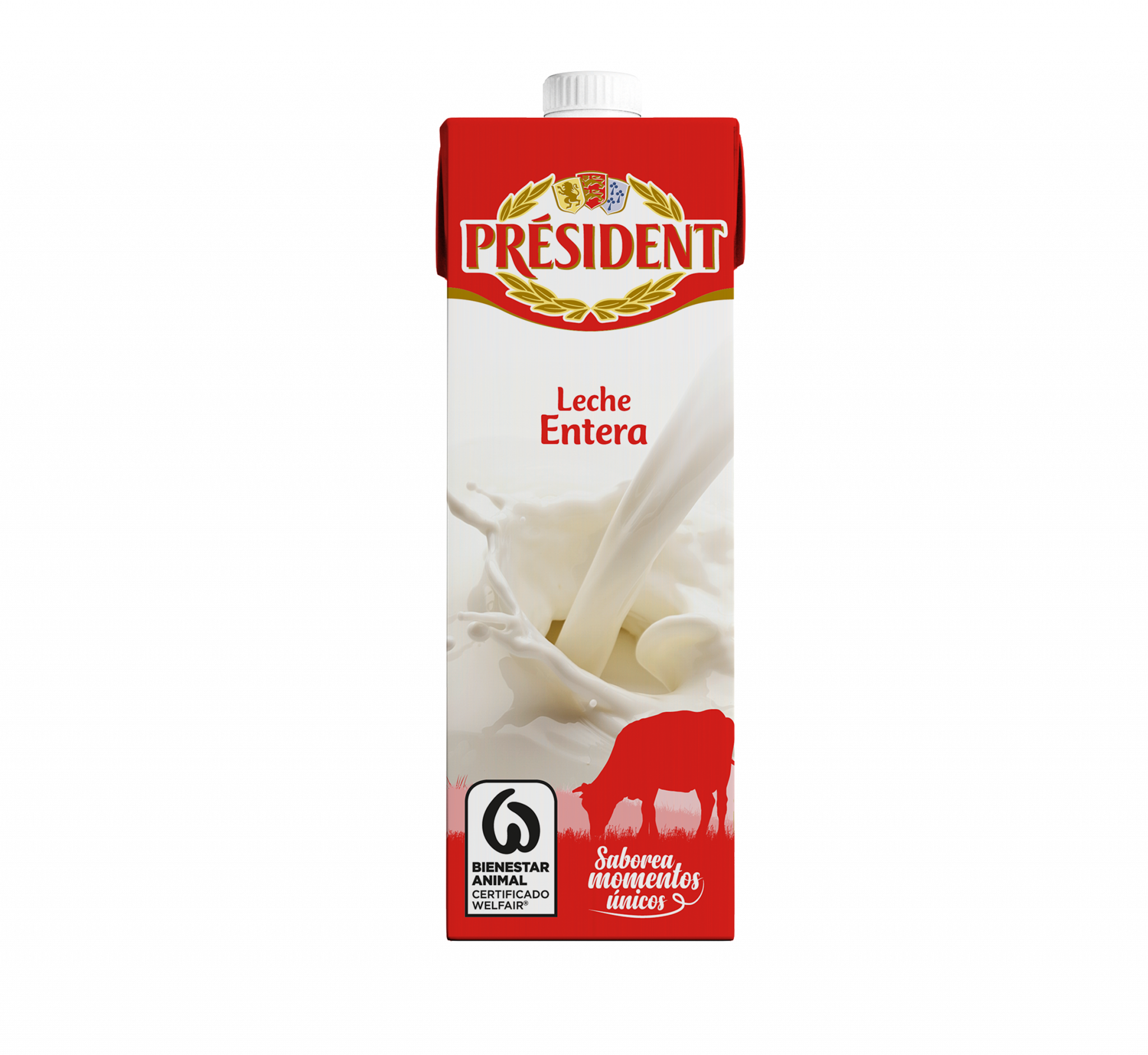 Brik de Leche UHT Entera 1L Président – President