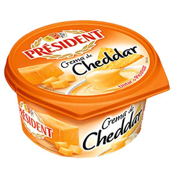 Crema de Cheddar Président - President